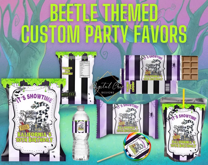 Beetle Juice Treat Box, , Spooky Themed Goodie Boxes, Spooky Gable ...