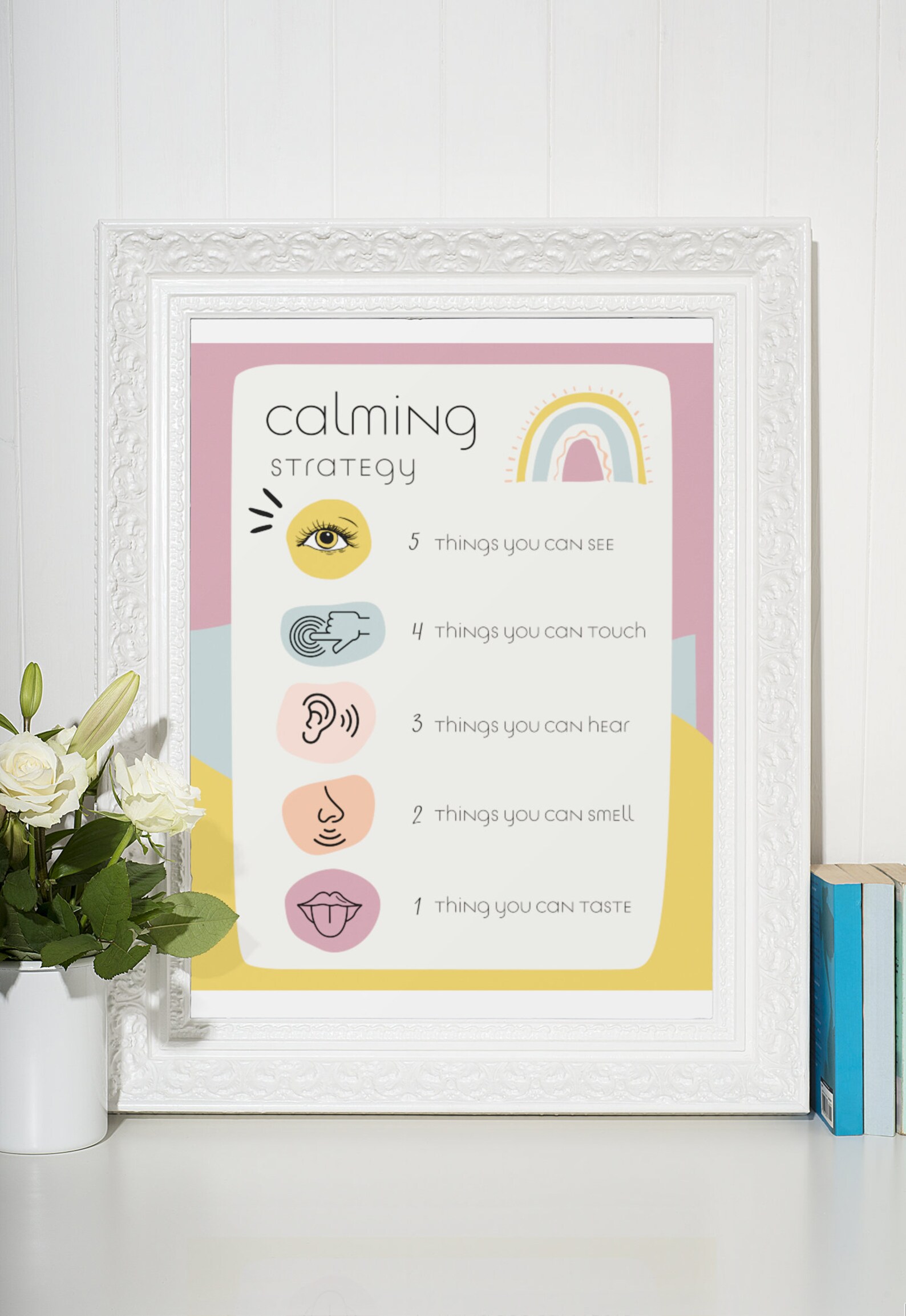 Mindfulness Grounding Technique Aid, Inner Peace Tool, Stress Relief ...