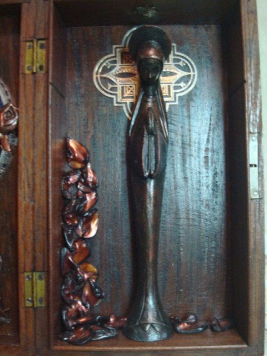 Decorated Box Portable Mary Shrine - Etsy