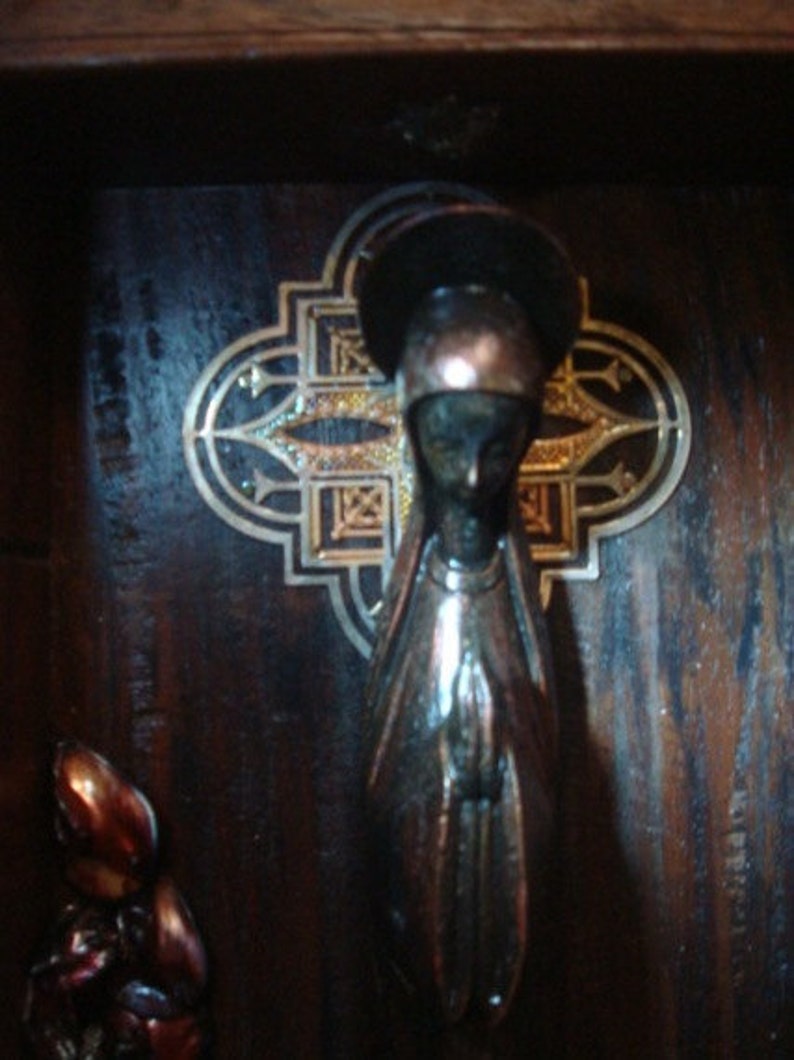 Decorated Box Portable Mary Shrine - Etsy