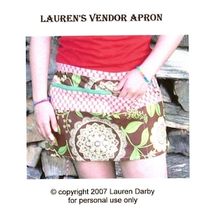 PDF Pattern Vendor Apron Sewing Tutorial - Etsy