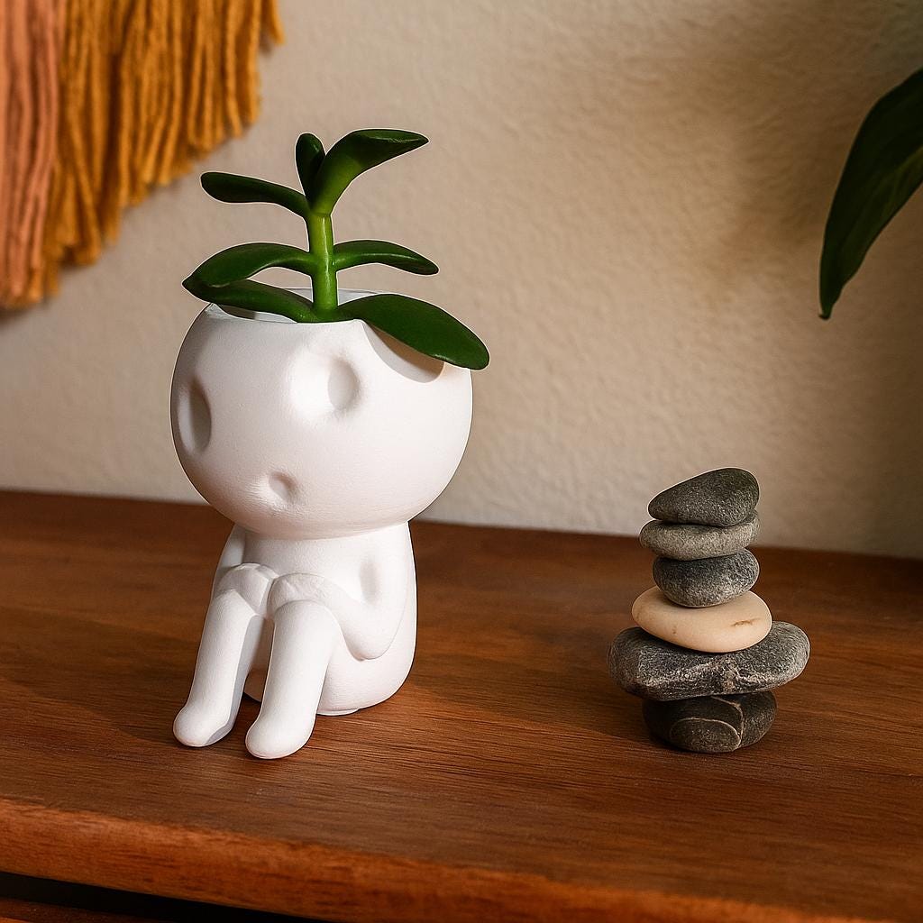Kodama Planter – Studio Ghibli Inspired Pot, Princess Mononoke Tree ...