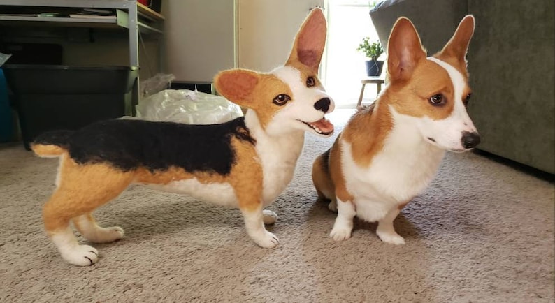 Messi the Corgi - Custom- Made Life Size Corgi Sculpture - Etsy