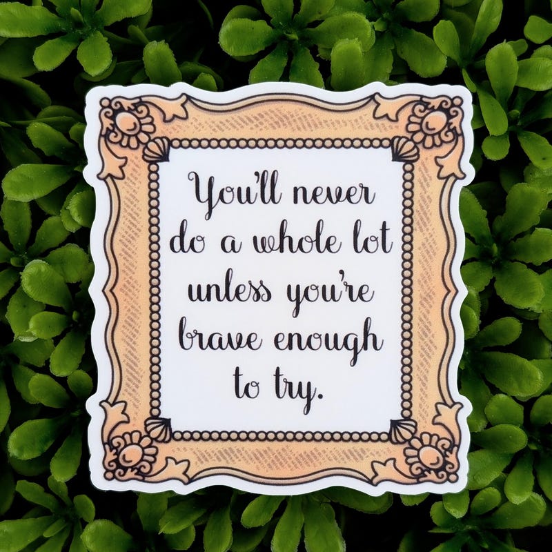 Be Brave Quote - Etsy