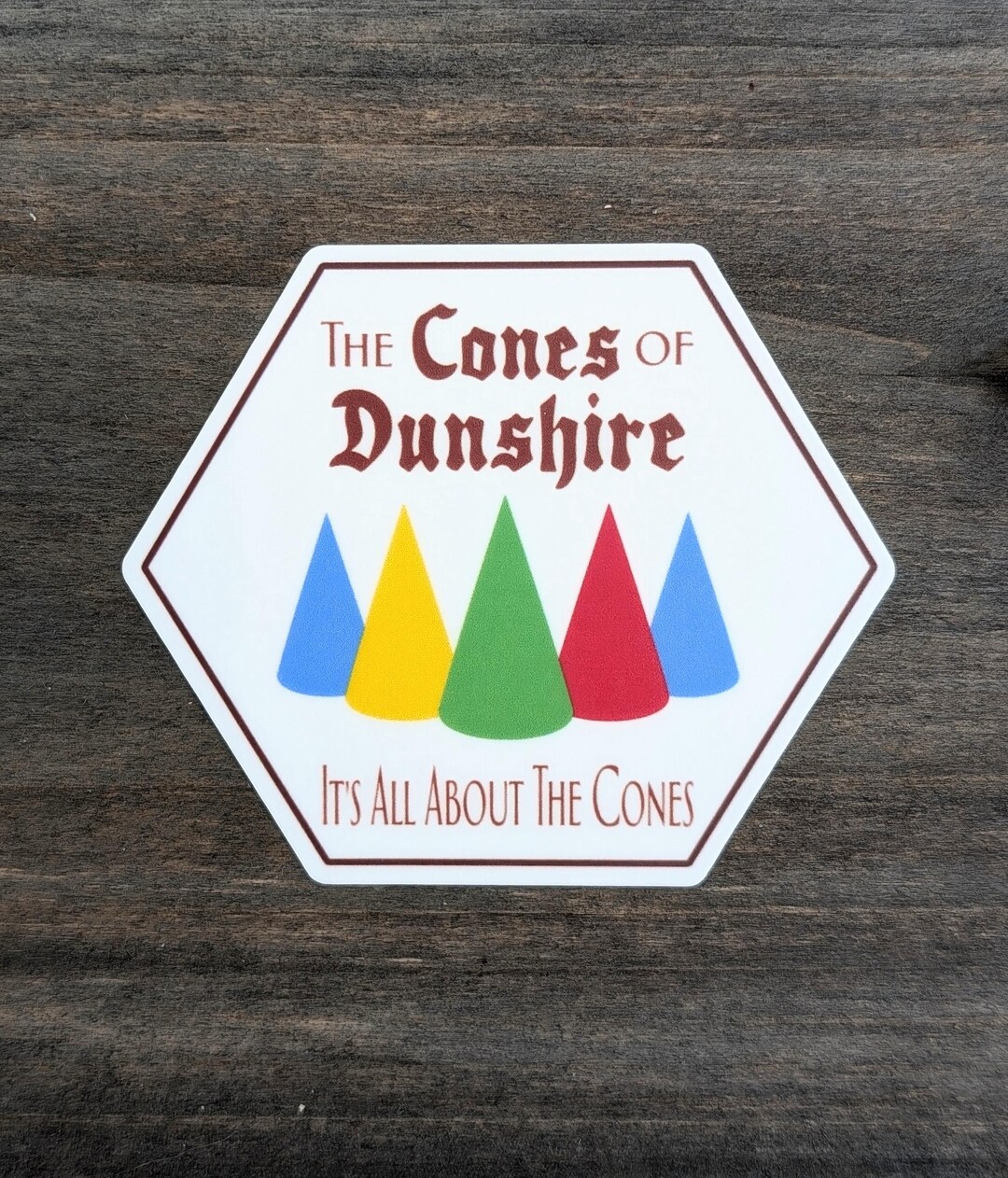 Cone Game Vinyl Sticker: Luck and Strategy RPG - Waterproof - Etsy