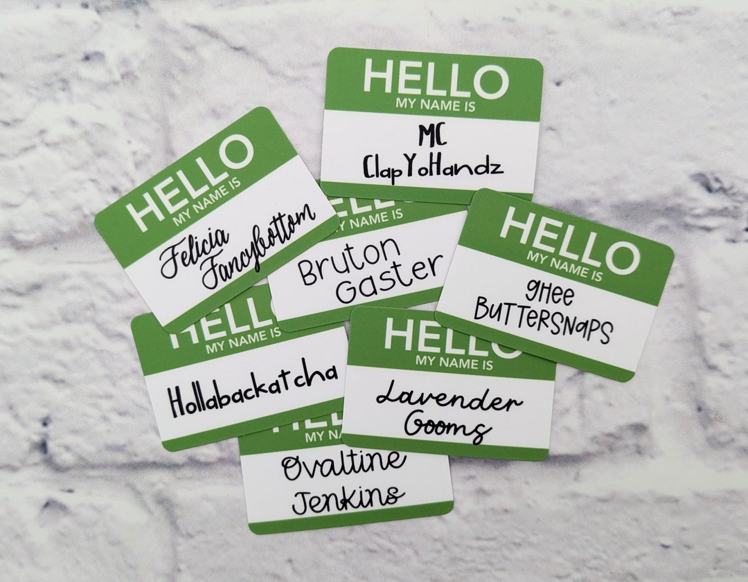 Funny Psychic Detective Sticker, Gus Nickname Name Tags - Etsy