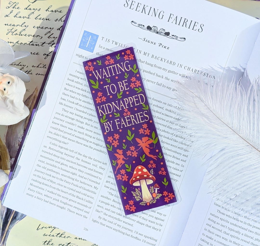 Fairy Tale Bookmark, Fantasy Lover Gift - Etsy