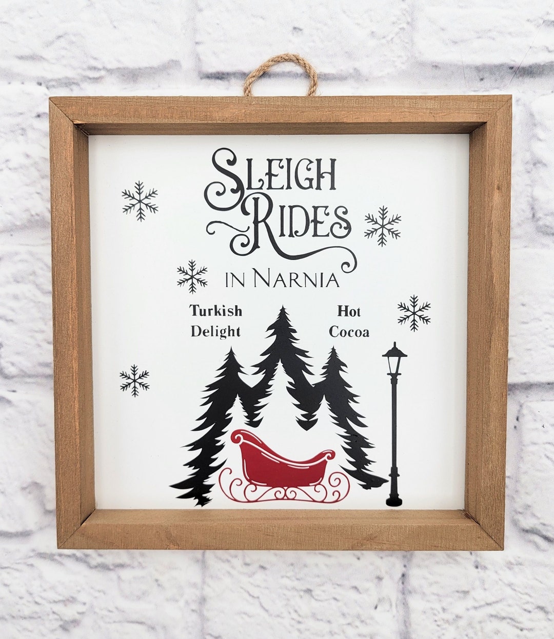 Narnia Sign, Chronicles of Narnia Sign, Christmas Sign, Christmas Decor ...