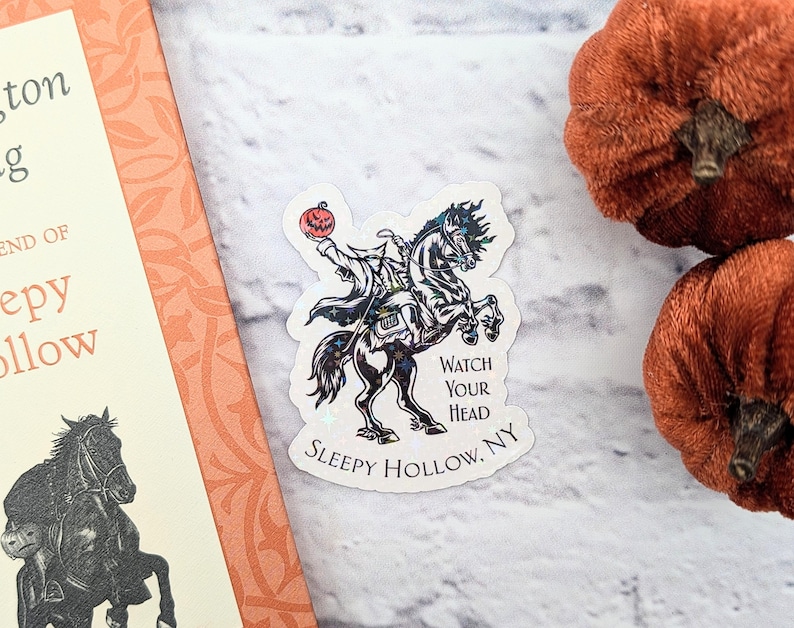 The Legend of Sleepy Hollow Sticker, Headless Horseman Sticker ...