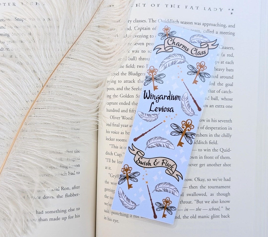 Charms Class Bookmark, Wizard Spell Bookmark, Wizard School Bookmark ...