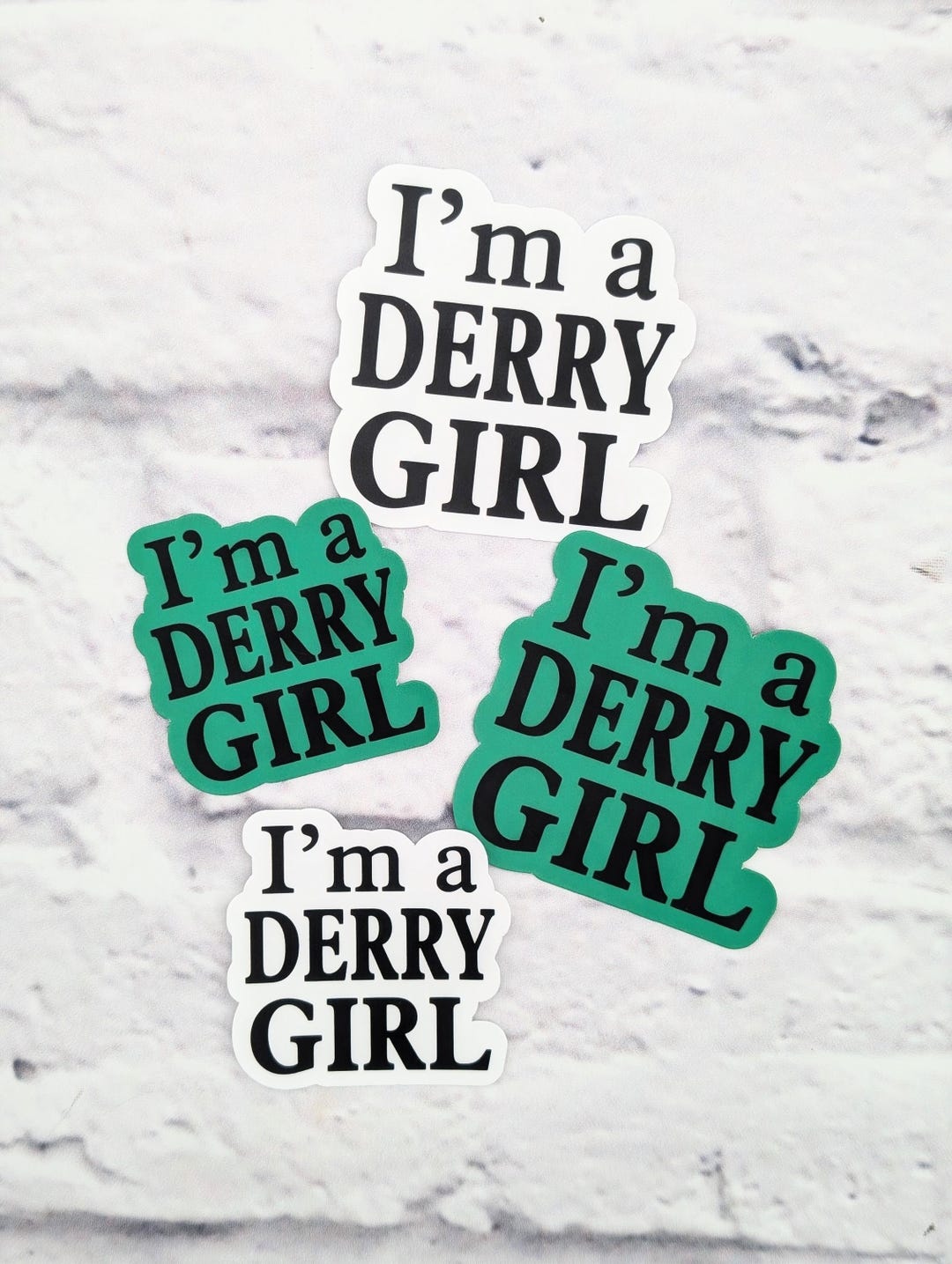 Girl of Derry Sticker, Irish Sticker, Funny Show Sticker - Etsy