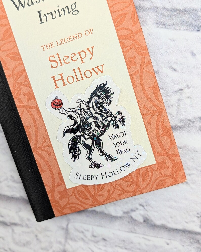 The Legend of Sleepy Hollow Sticker, Headless Horseman Sticker ...