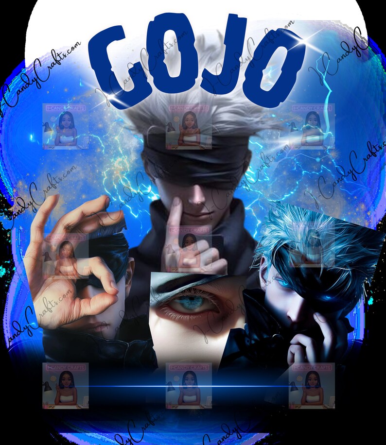 Gojo Collage Bootleg Tee Graphic Digital Download - Etsy