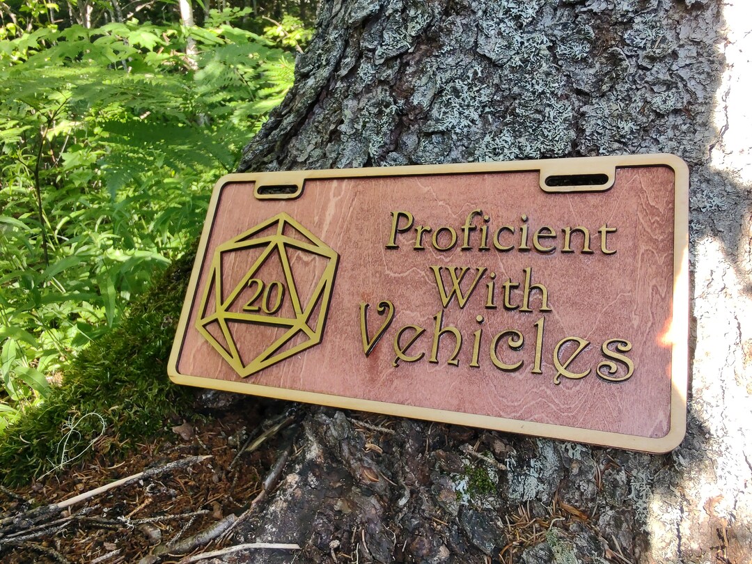 Dungeons and Dragons Dnd License Plate - Etsy