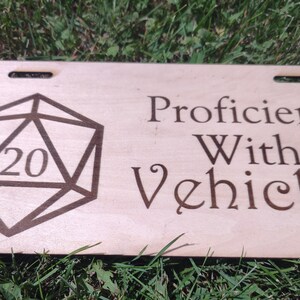 Dungeons and Dragons Dnd License Plate - Etsy