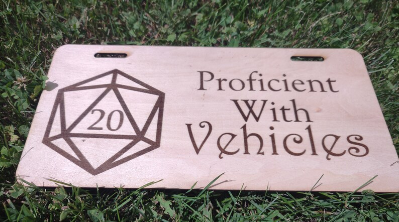 Dungeons and Dragons Dnd License Plate - Etsy