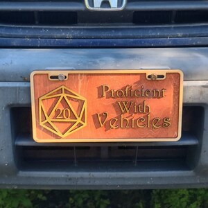 Dungeons and Dragons Dnd License Plate - Etsy