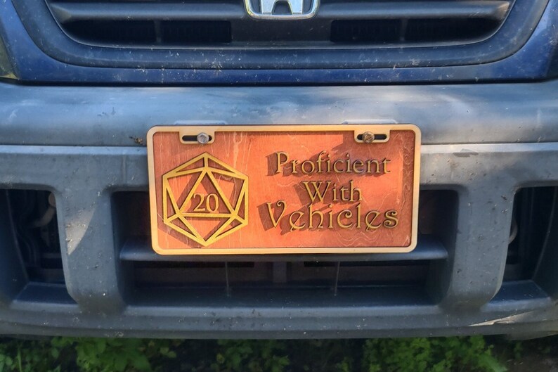 Dungeons and Dragons Dnd License Plate - Etsy