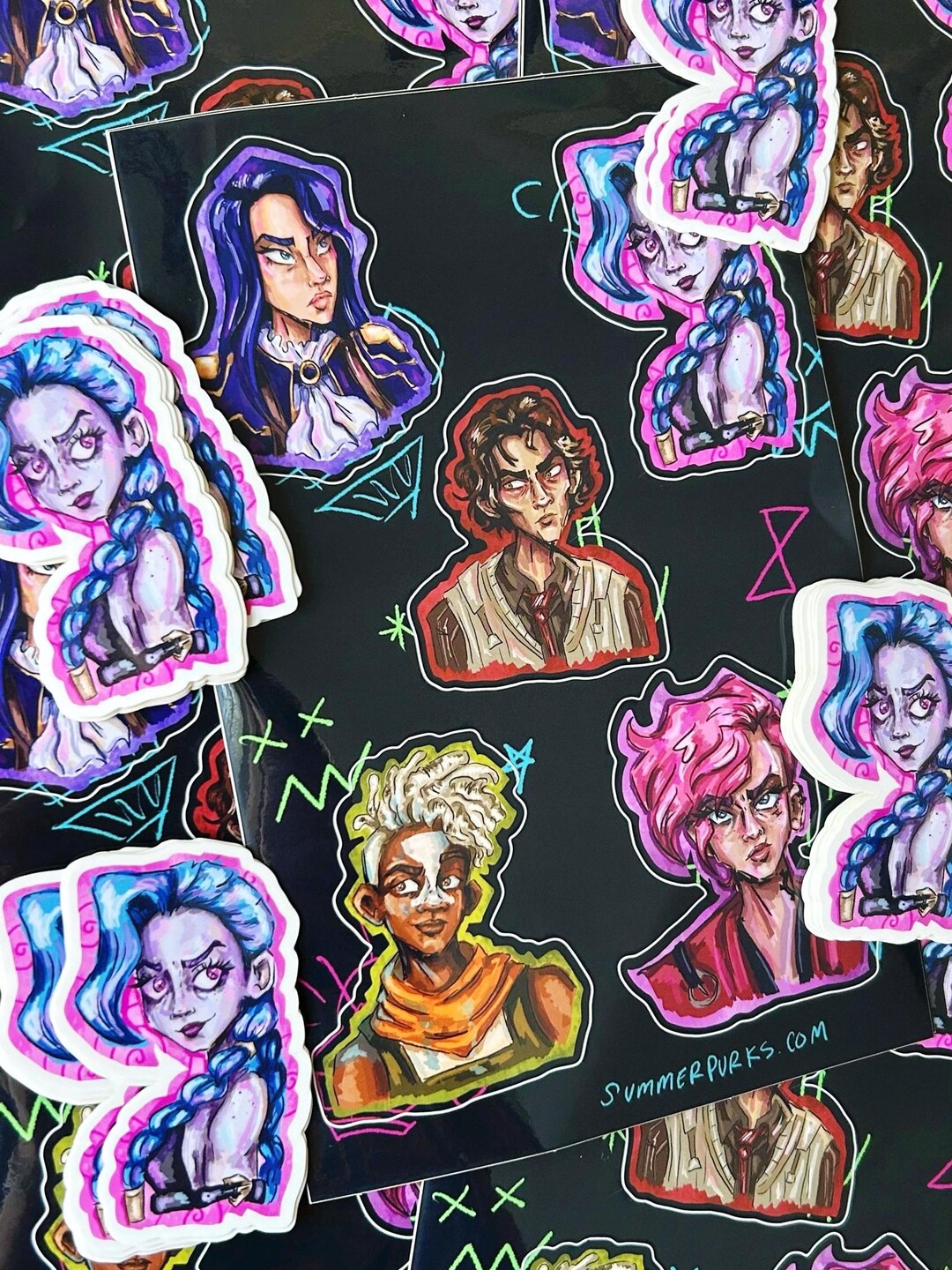 Arcane Sticker Sheet - Etsy