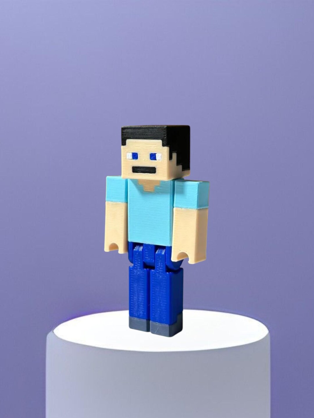 Articulated Steve, Flexi Toy, 3D Printed. Home Decor. - Etsy