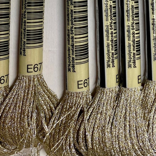 DMC E317 Titanium Metallic Light Effects Embroidery Floss 1 - Etsy
