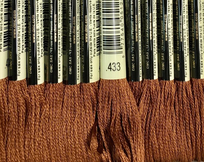 DMC 758 Very Light Terra Cotta Embroidery Floss 2 Skeins 6 Strand ...