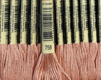 DMC 824 Very Dark Blue Embroidery Floss 2 Skeins 6 Strand Thread for ...