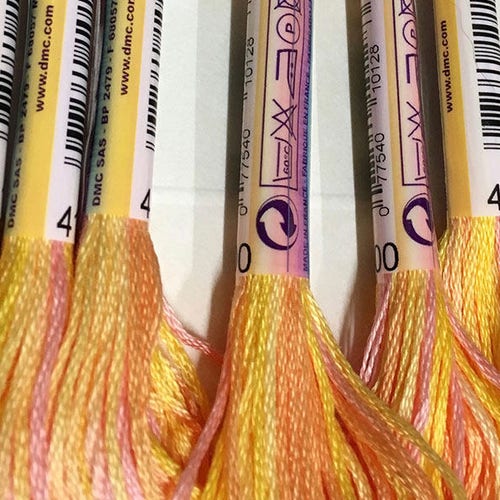 DMC 4514 Coloris Variegated Embroidery Floss Venise venice | Etsy