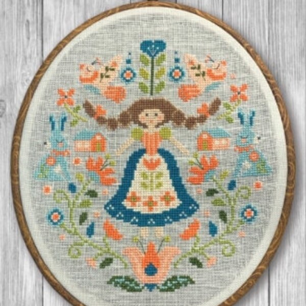 Folk Art Cross Stitch - Etsy