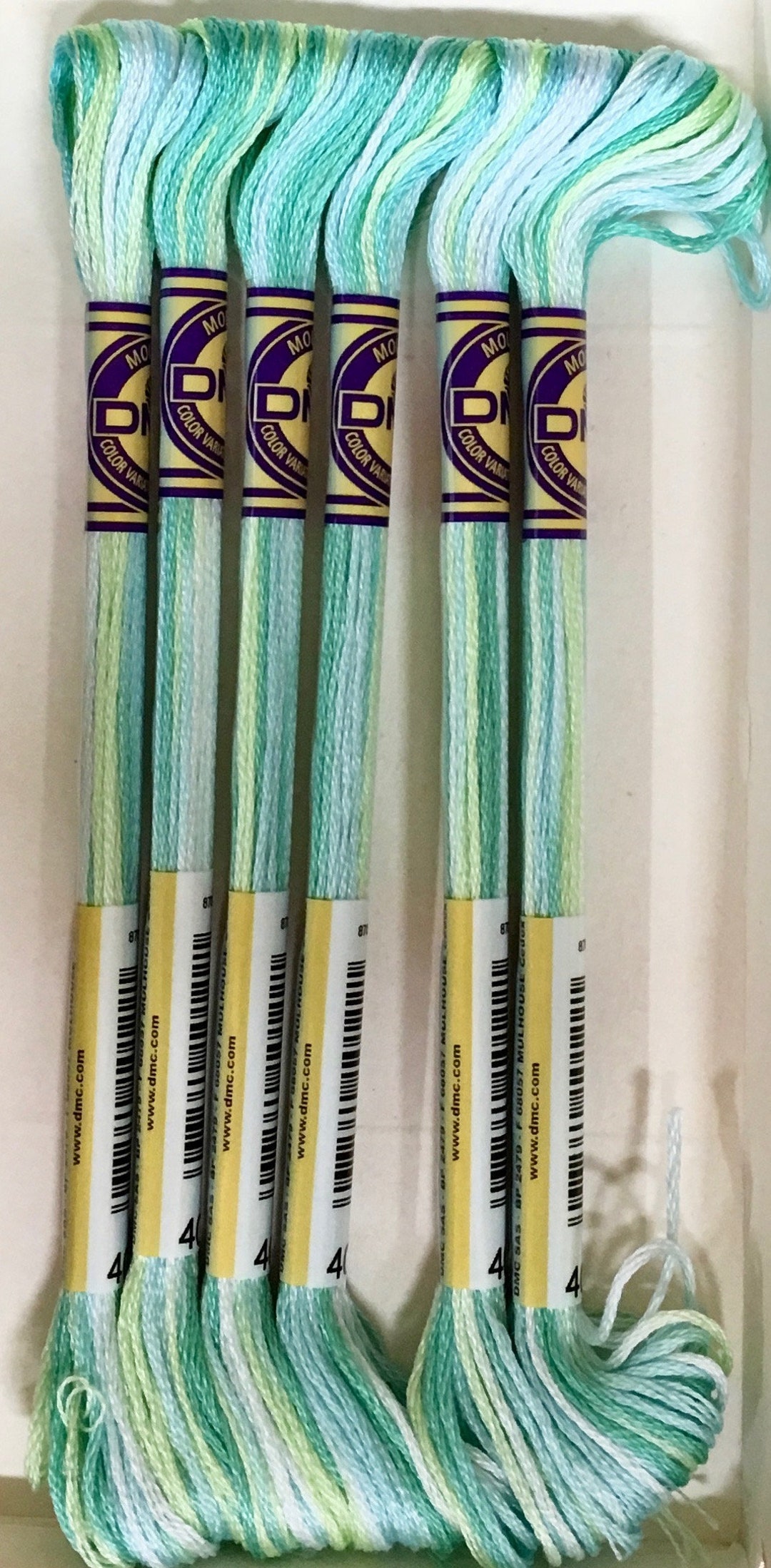 DMC 4040 Water Lilies Color Variations Embroidery Floss 1 Skein 6 ...