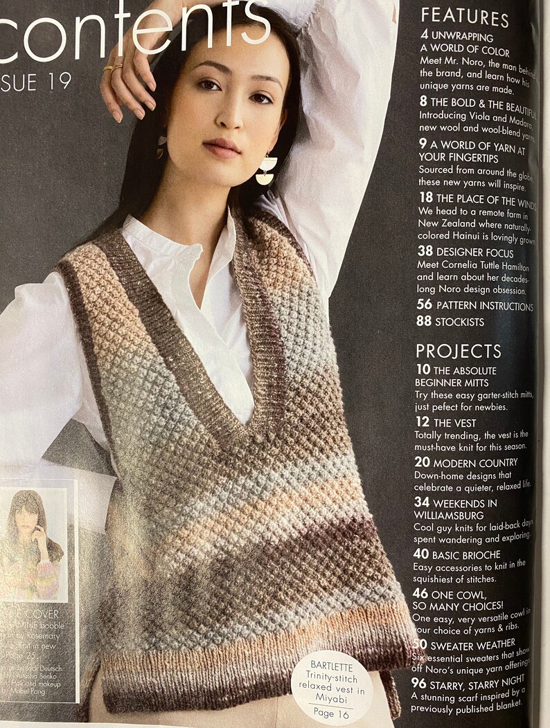 Noro Knitting Magazine Fall Winter 2021 Fall Accessories | Etsy