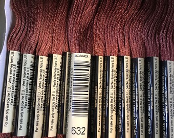 DMC 3772 Very Dark Desert Sand Embroidery Floss 2 Skeins 6 | Etsy