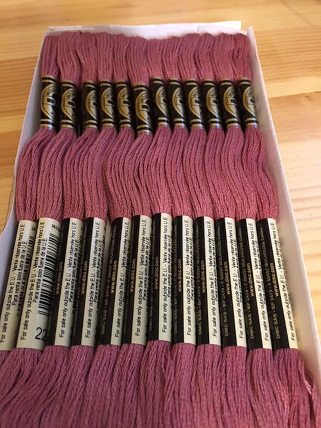 DMC 223 Light Shell Pink Embroidery Floss 2 Skeins 6 Strand Thread for ...