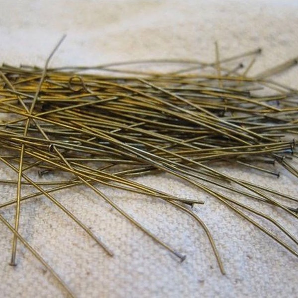 Antique Brass Pins - Etsy