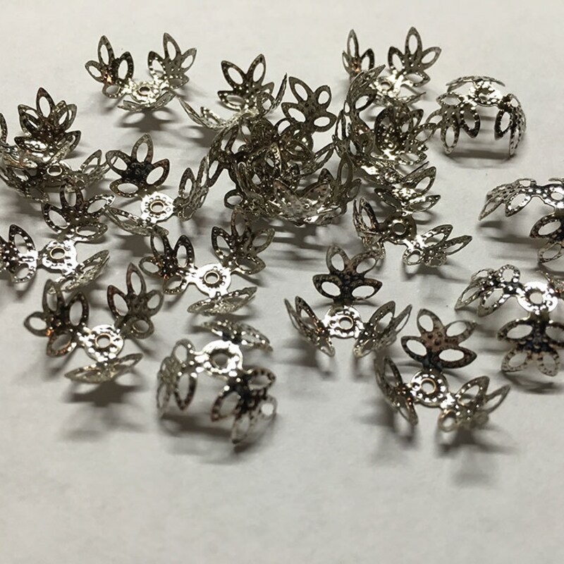 Filigree Bead Caps - Etsy