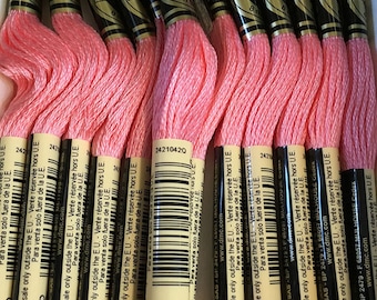 DMC 718 Plum Embroidery Floss 2 Skeins 6 Strand Thread for | Etsy