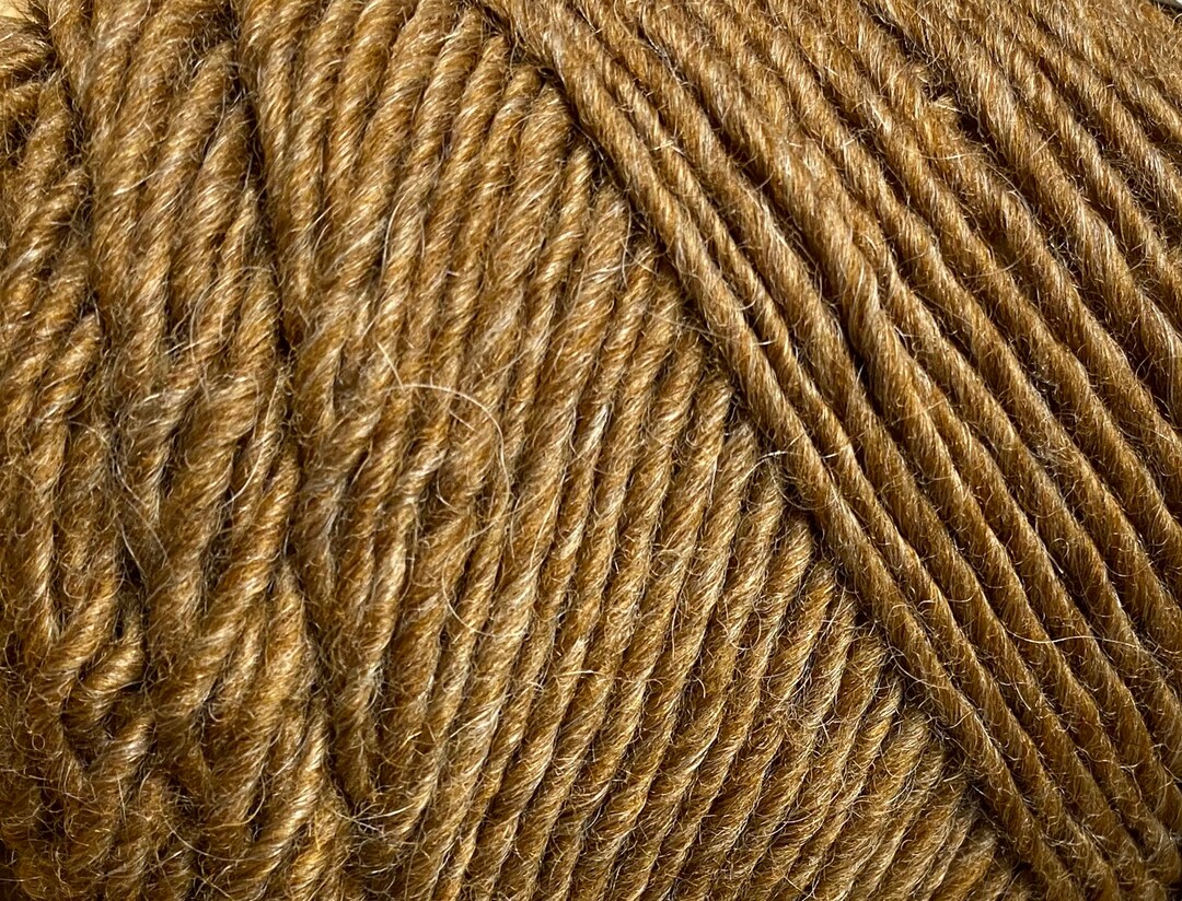 Lambs Pride Worsted Brown Sheep Wild Oak Wool Mohair Single Ply Worsted ...