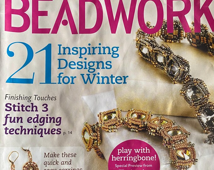 Beadwork Magazine 21 Inspiring Designs for Winter December 2010 January 2011 - Etsy