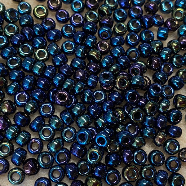 Blue Seed Beads - Etsy