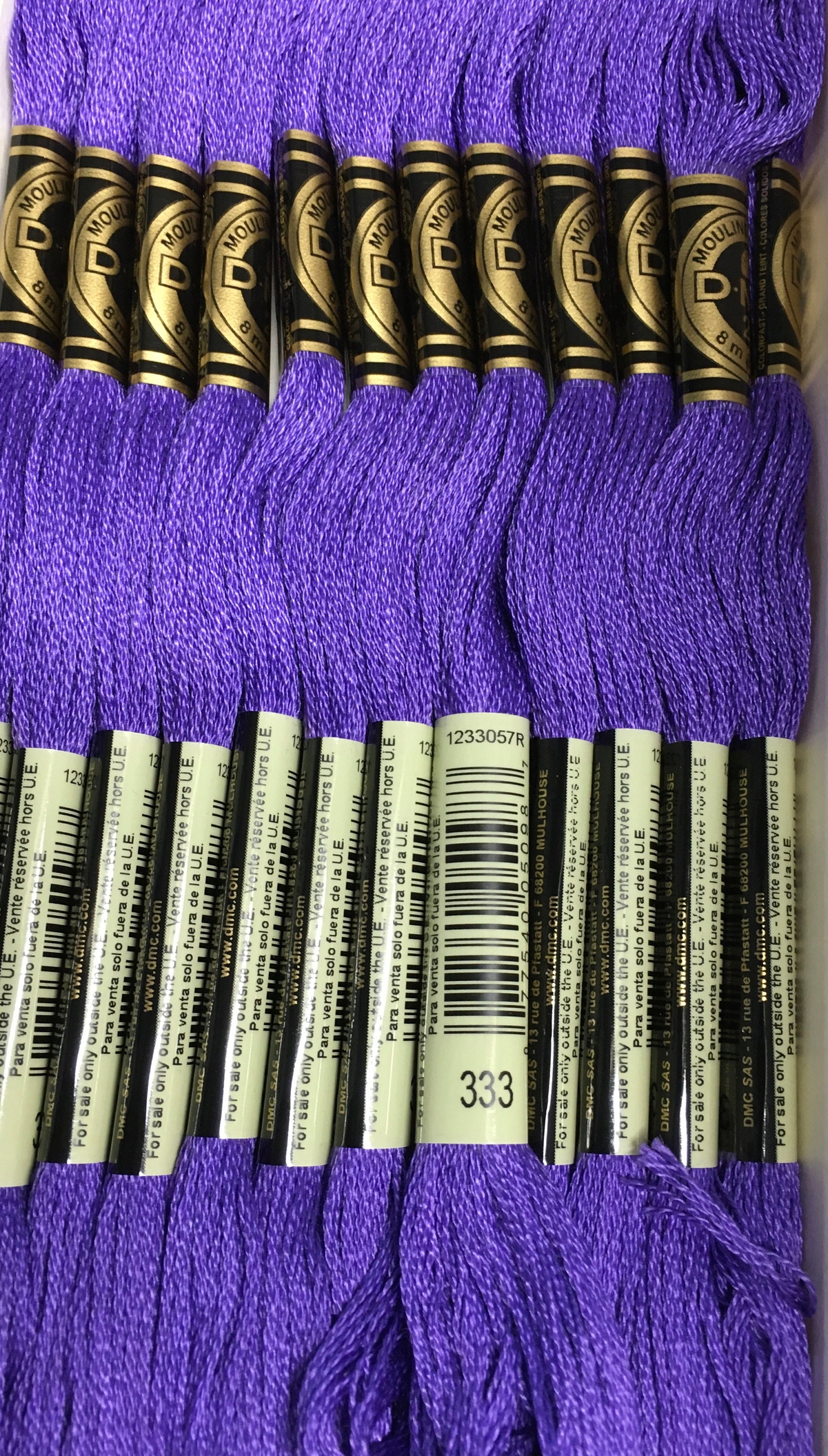 DMC 333 Blue Violet Very Dark Embroidery Floss 6 Strand Thread | Etsy