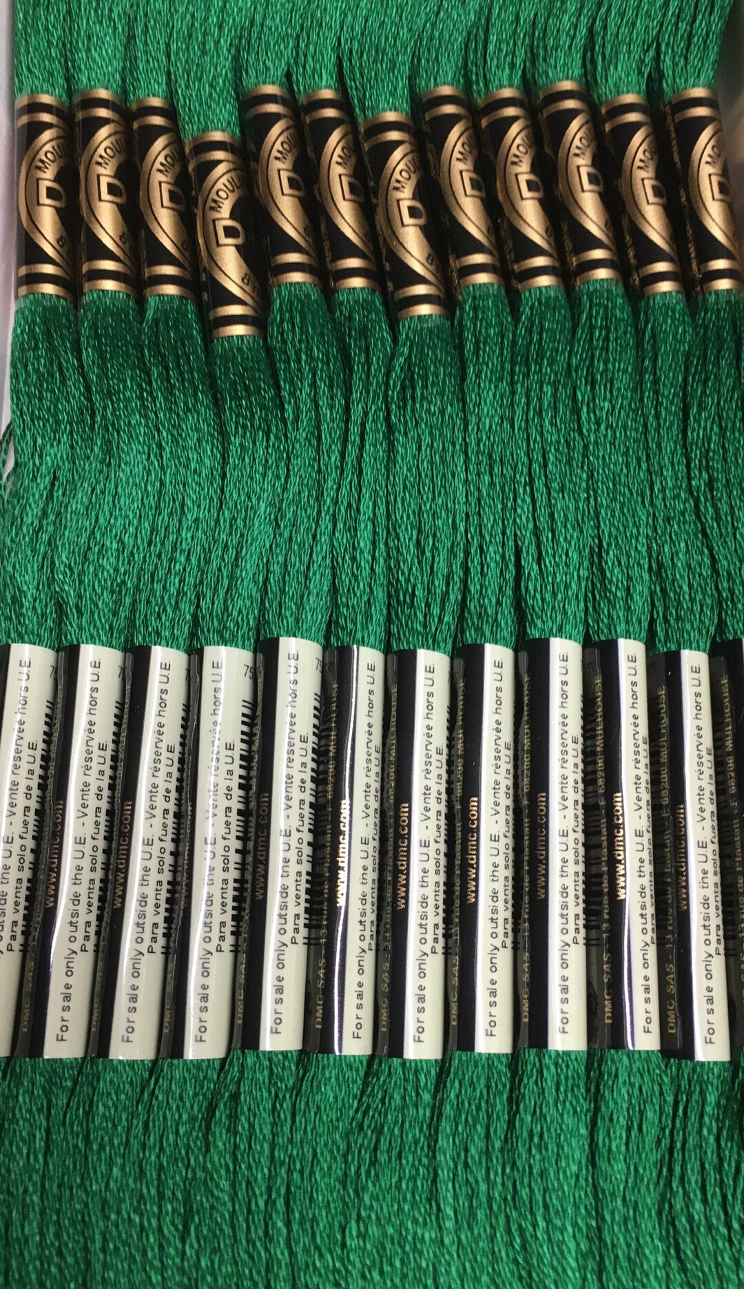 DMC 699 Christmas Green Embroidery Floss 2 Skeins 6 Strand Thread for ...