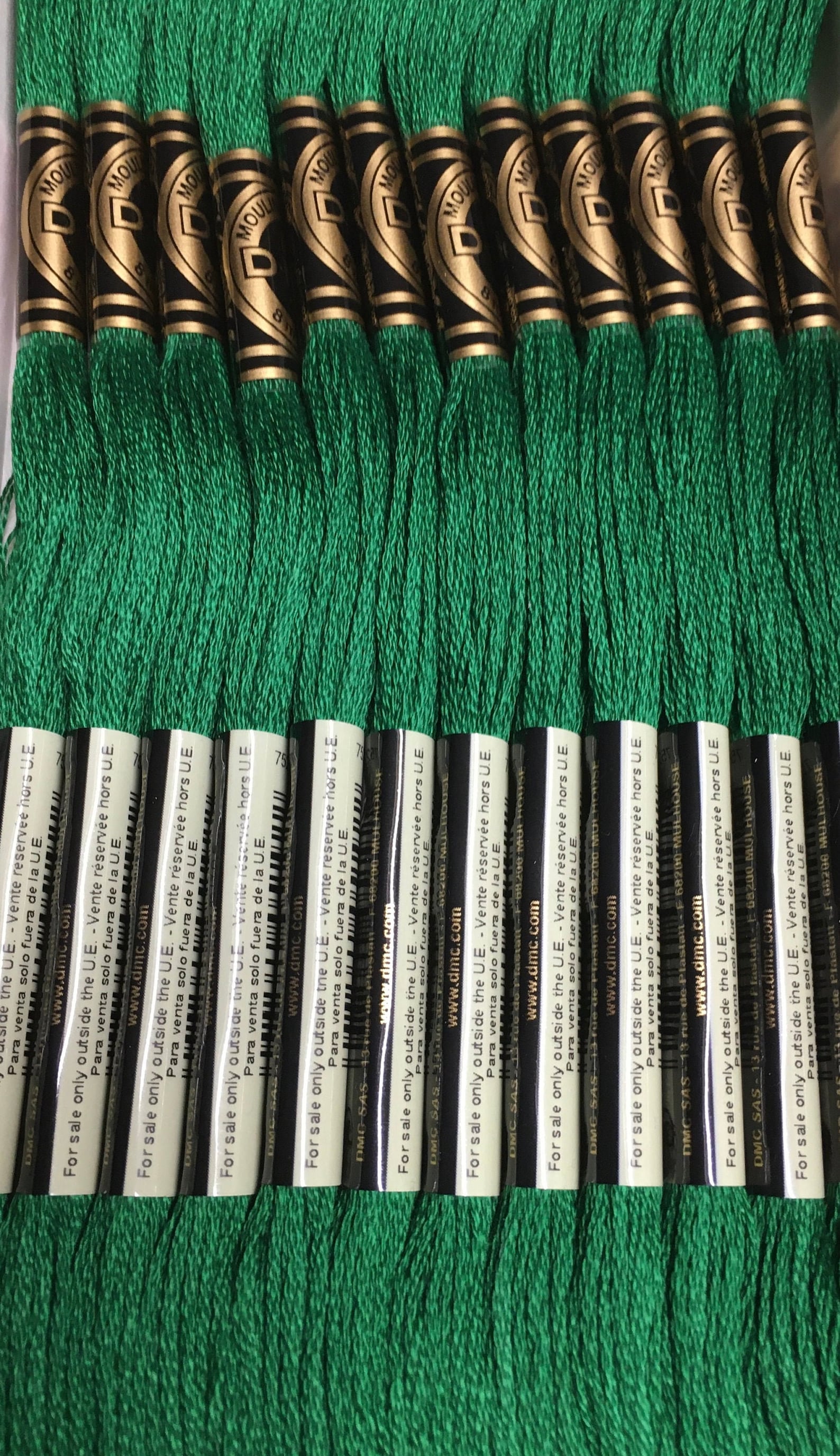 DMC 699 Christmas Green Embroidery Floss 2 Skeins 6 Strand | Etsy
