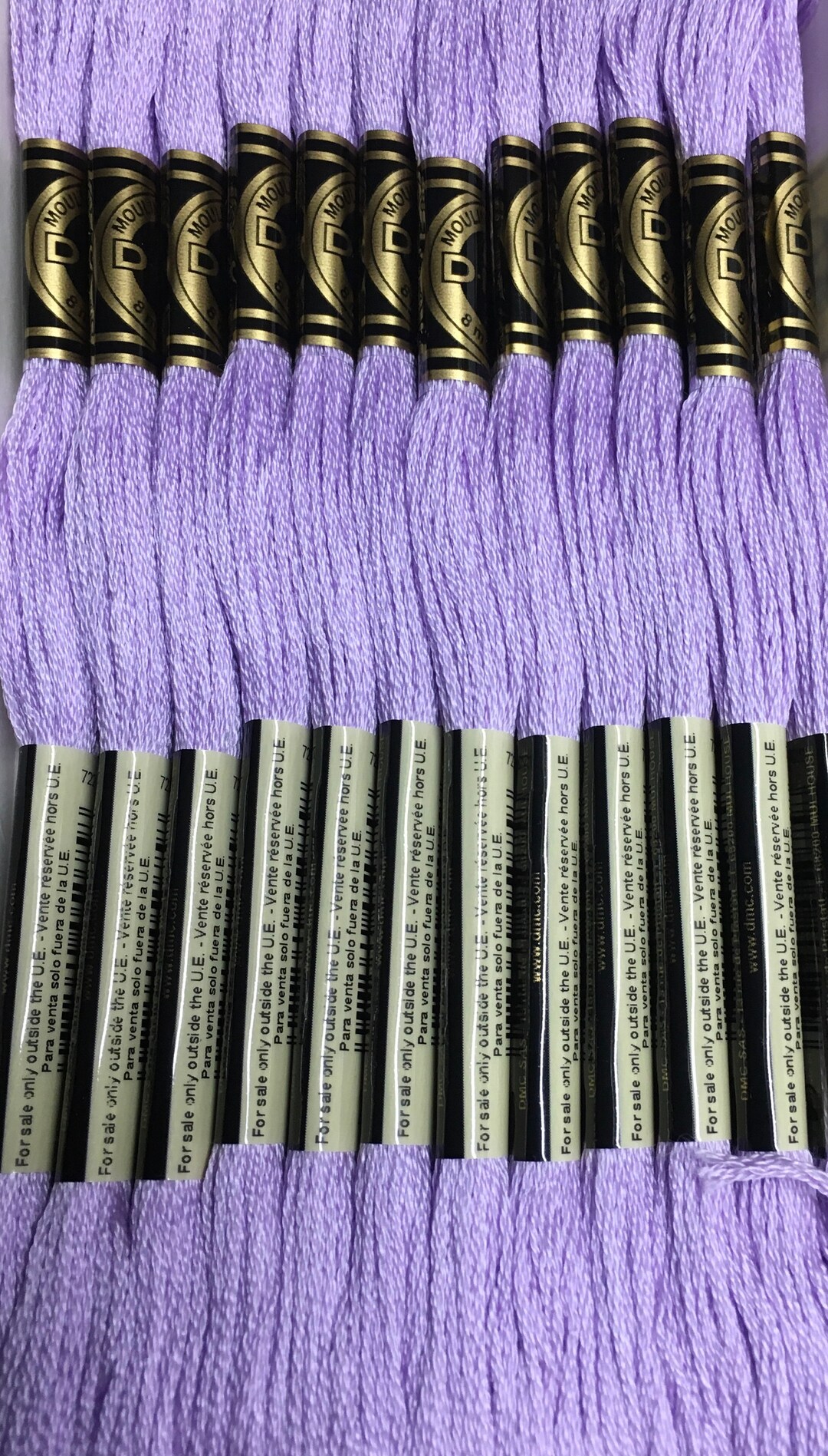 DMC 211 Light Lavender Embroidery Floss 2 Skeins 6 Strand Thread for ...