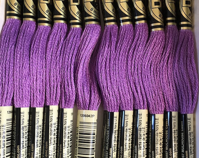 DMC 553 Violet Embroidery Floss 2 Skeins 6 Strand Thread for Embroidery ...