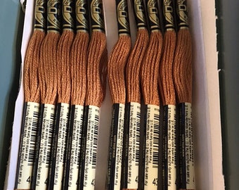 DMC 3782 Light Mocha Brown Embroidery Floss 2 Skeins 6 Strand | Etsy