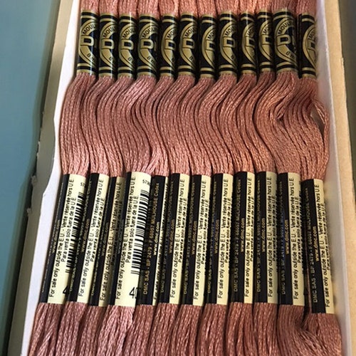 DMC 400 Dark Mahogany Embroidery Floss 2 Skeins 6 Strand - Etsy