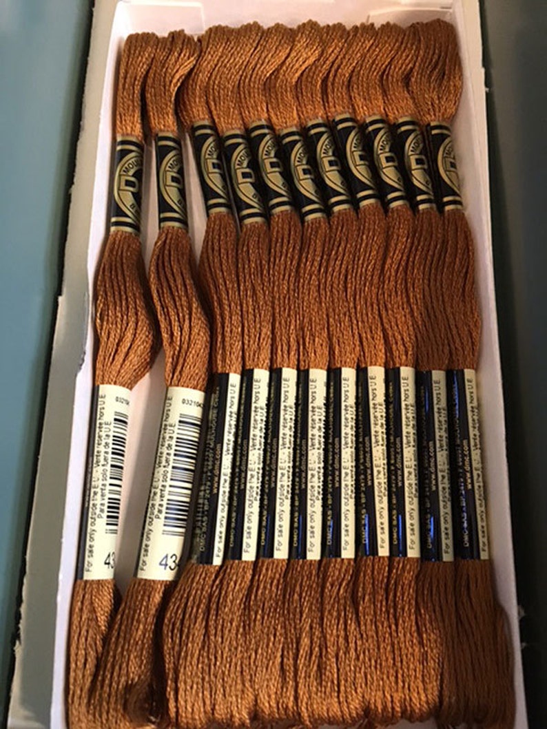 DMC 434 Light Brown Embroidery Floss 2 Skeins 6 Strand Thread | Etsy