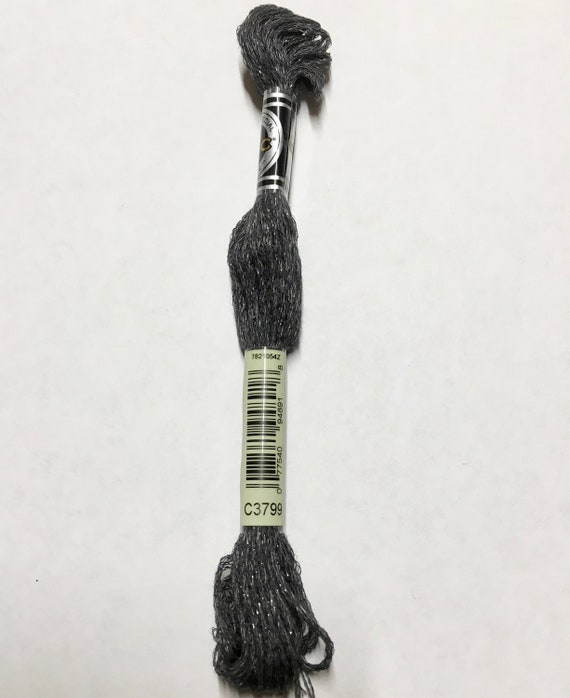 DMC C3799 Very Dark Pewter Grey Etoile Embroidery Floss 1 | Etsy