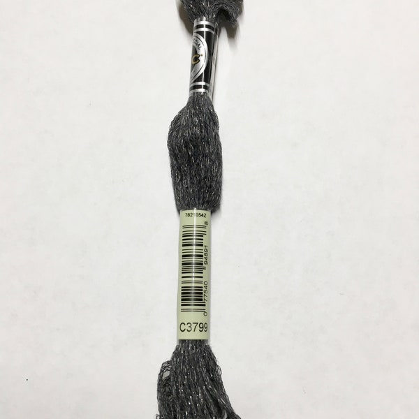 Dark Grey Embroidery Floss - Etsy