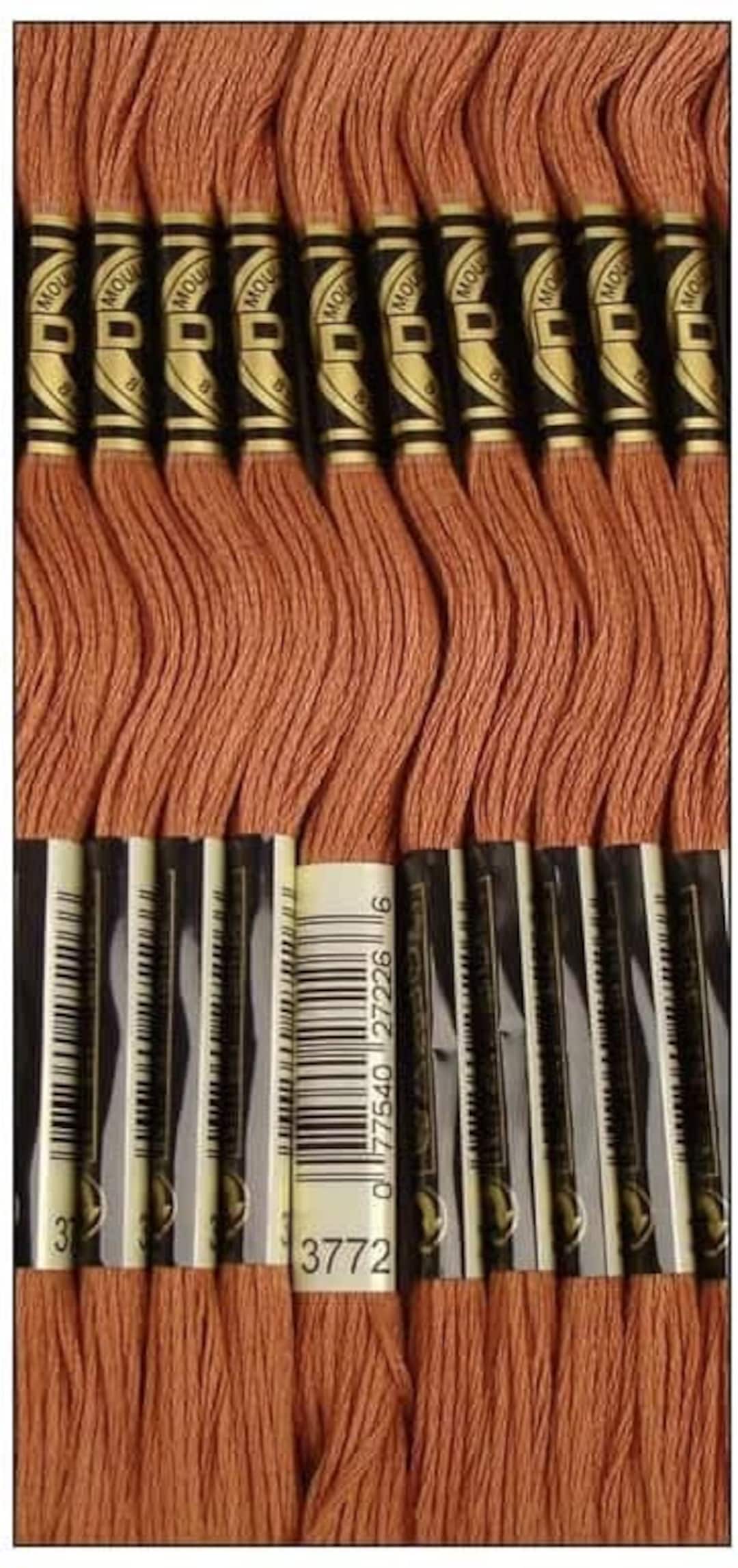 DMC 3772 Very Dark Desert Sand Embroidery Floss 6 Strand Thread for Embroidery Cross Stitch ...
